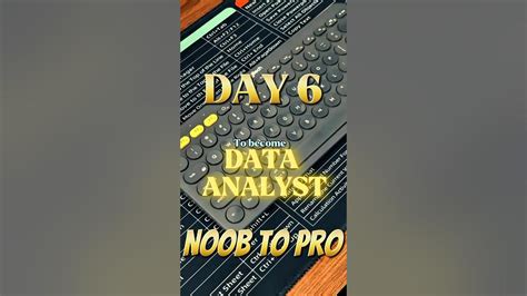 How To Become A Data Analyst Day6 Dataanalysis Dataanalytics Data