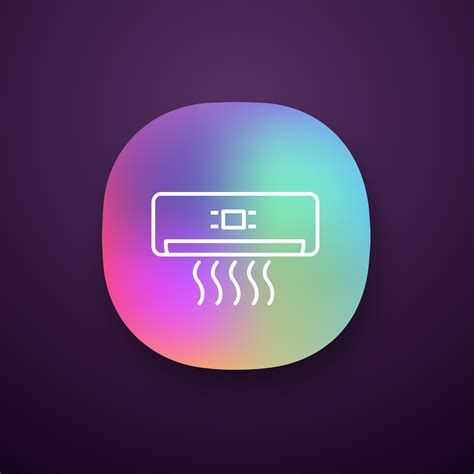Air Conditioner App Icon Ui Ux User Interface Air Conditioning Web Or Mobile Application