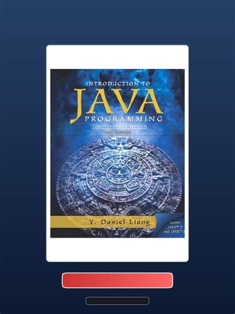 Introduction To Java Programming Comprehensive Version 10th Edition