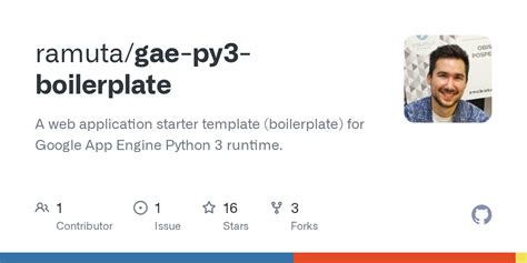 github ramuta gae py3 boilerplate a web application starter template