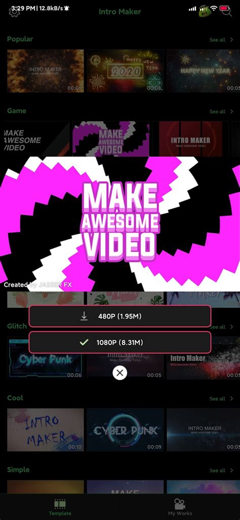 Intro Maker Pro Crear Intros Profesionales Desde Android Full HD