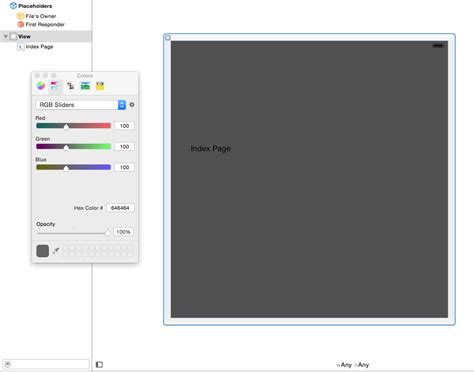 ios os color difference between interface builder and screenshot