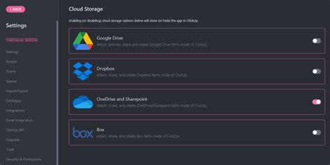 Onedrive Link Rclickup