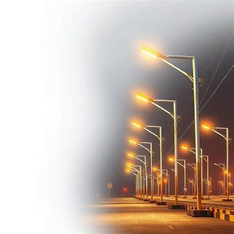 12 15W LIGHT SPGS 60Wp PANEL 6 MTR POLE SET 18AH BATTERY At 5980 Piece LED Street Light