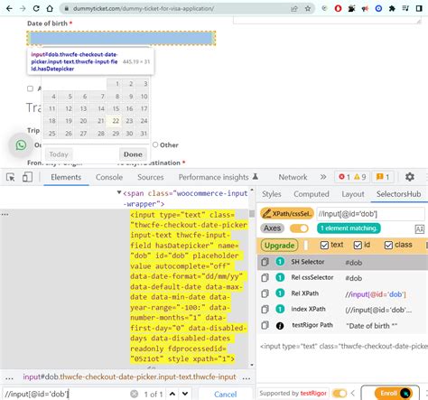 Github Lana 20selenium Calendar Datepicker Calendar Element Date Picker