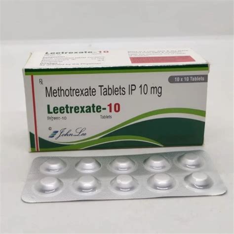 Methotrexate 10mg Tablets At ₹ 1541box In Surat Id 2851269145362