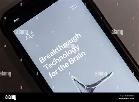 Website Of Neuralink On An Iphone Neuralink Corporation Is A Neurotechnology Company