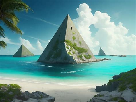 Premium Photo Bermuda Triangle Mystery Ai Generated