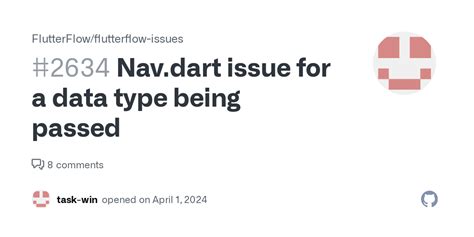 Navdart Issue For A Data Type Being Passed · Issue 2634 · Flutterflow