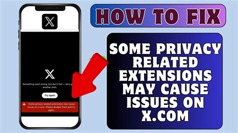 fix “some privacy related extensions may cause issues on please disable them and try