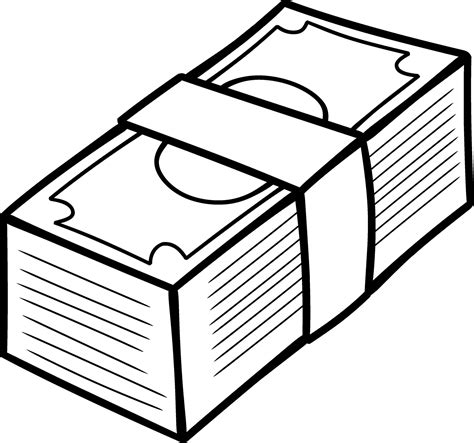 Cartoon Stack Of Money On White 24992055 Vector Art At Vecteezy