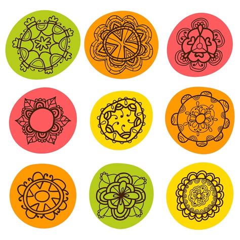 Premium Vector Colorful Abstract Ornament Ethnic Texture