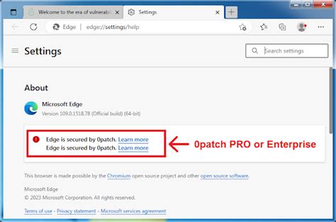 0patch Blog Goodbye Pesky Edge Notification Youre Not Needed Anymore