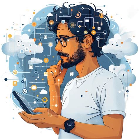 Cloud Computing Specialist Quantitative Analyst Clipart Premium Ai Generated Image