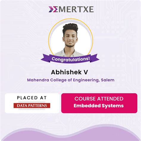 Emertxe Information Technologies On Linkedin Datapatterns Emertxeit Placementgoals