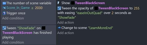 Solved How To Tween A Fade Of Black Into How Do I Gdevelop Forum