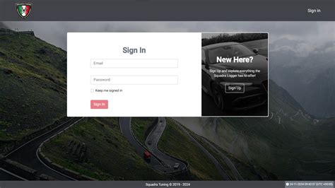 Performance Logger Dashboard Squadra Tuning