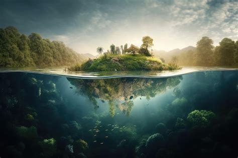 Premium Ai Image Beauty Of Nature And The Importance Of Preserving The Environment Generative Ai