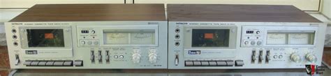 2 Hitachi D 850 3 Head Cassette Decks 12 Tdk Type Ii Tapes Carry