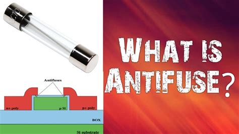 What Is Antifuse Fuse Vs Antifuse Where Is Antifuse Used Fpga Youtube