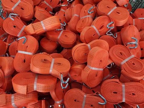 2inch 50mm 5t 5000kg Ratchet Tie Down Cargo Lashing Strap With U Open