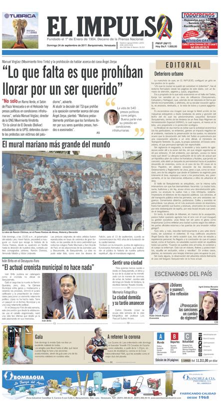 Domingo 24 De Septiembre De 2017 El Impulso