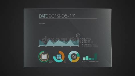 Digital Display Interface Technology Graph Futuristic Computer