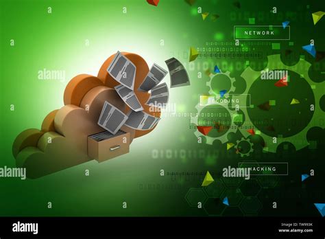 Cloud Storage Concept Stock Photo Alamy
