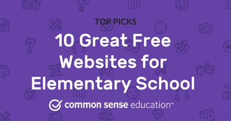 10 Great Free Websites For Elementary School Common Sense Education