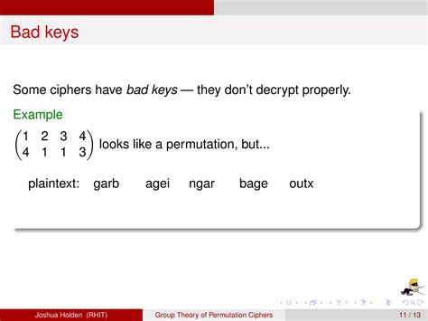 Teaching The Group Theory Of Permutation Ciphers Pdf