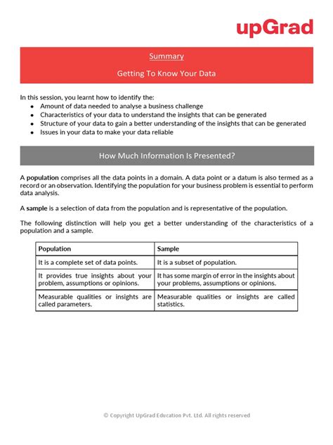 Getting To Know Your Data Pdf Data Data Analysis