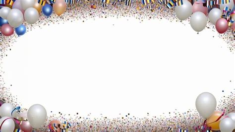 Birthday Party Border Powerpoint Background For Free Download Slidesdocs