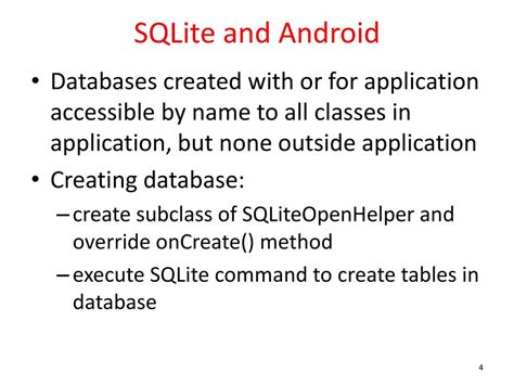 android application sqlite ppt download