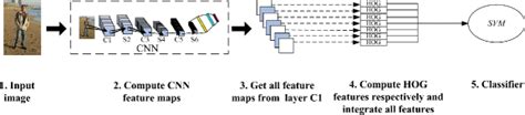 The Structure Of Pedestrian Detection By Integration Of All Hog Features Download Scientific