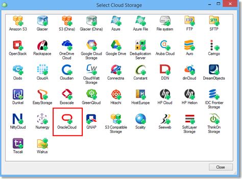 How To Use CloudBerry Backup With Oracle Cloud Storage