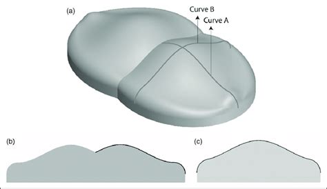 A Trigonometric Model With 2 Curves Defining Its Shape B Curve A Download Scientific