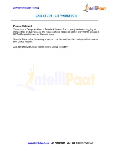 Case Study Git Workflow Pdf