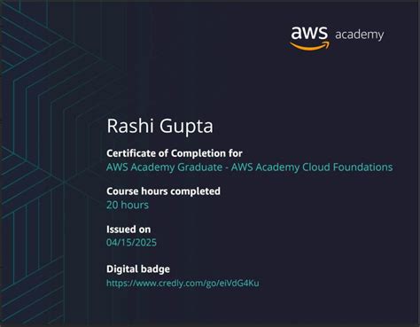 Aws Cloudcomputing Awscertified Awsacademy Cloudfoundations
