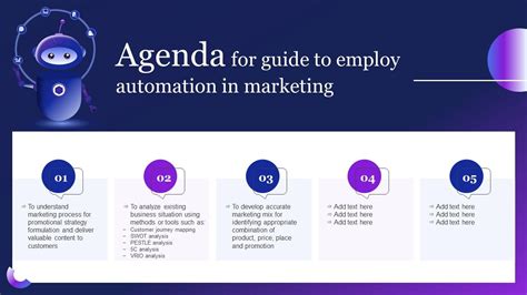 Agenda For Guide To Employ Automation In Marketing Mkt Ss V