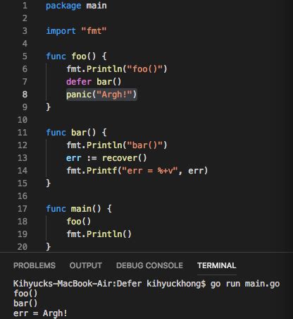 GoLang Tutorial Panic And Recover 2020