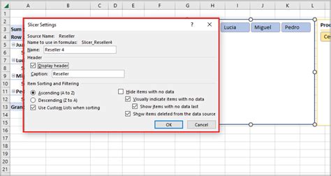 using slicers in excel for charts and pivot tables