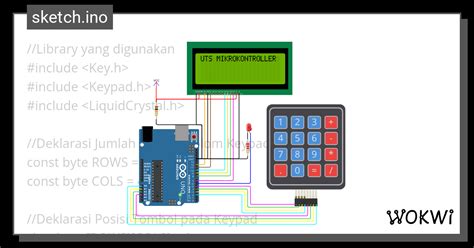Keypad Lcd Wokwi Esp32 Stm32 Arduino Simulator