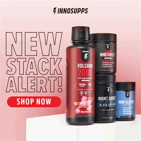 Inno Supps New Stack Alert Fire Up Your Fat Burning With Our Newest