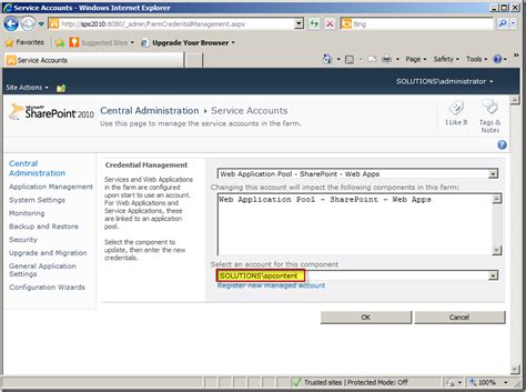 Finding The Application Pool Account For A Web Application