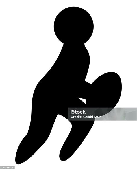 선수는 럭비 공을 손에 들고 달린다 실루엣 남자는 팀 스포츠 게임 럭비를 한다 검은색에 대한 스톡 벡터 아트 및 기타 이미지 검은색 게이트 경기 스포츠 Istock
