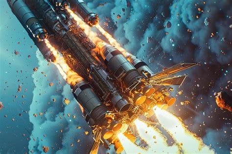 Premium Photo Embark On A Cosmic Odyssey With The Dynamic Launch Generative Ai