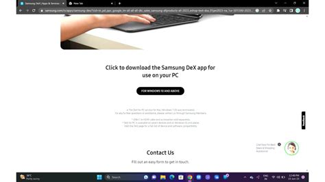 how to use samsung dex on pc