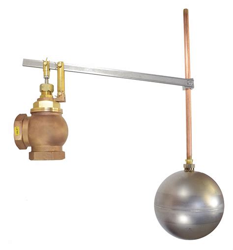 GRAINGER APPROVED Pipe Mount Float Valve In NPT Rod Thread Bronze F AHLB GR