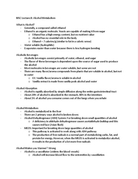 BISC Lecture 8 BISC 115 USC Studocu