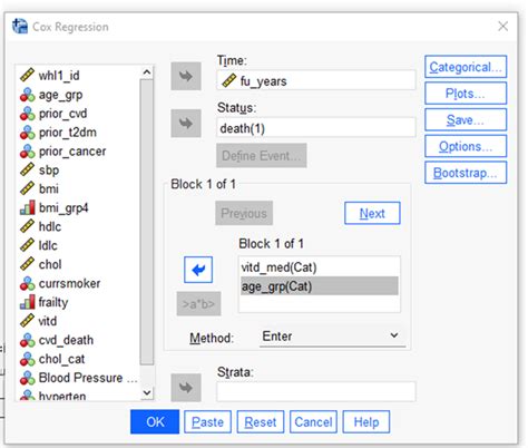 C2 3 Cox Proportional Hazards Regression The GRAPH Courses